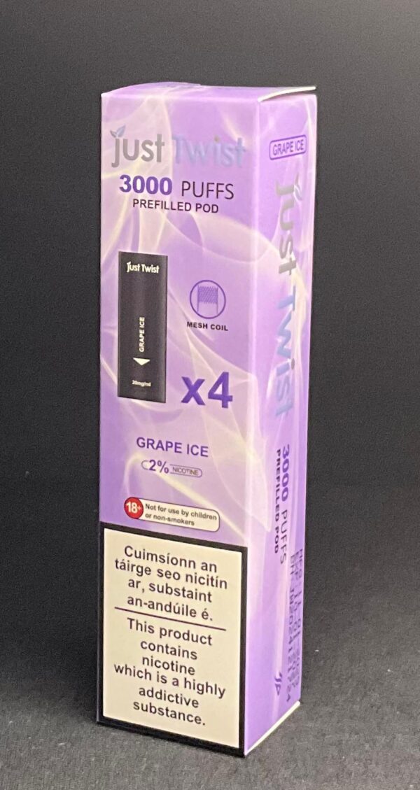 Just Twist – Prefilled Pod – Grape Ice – Misty Mary